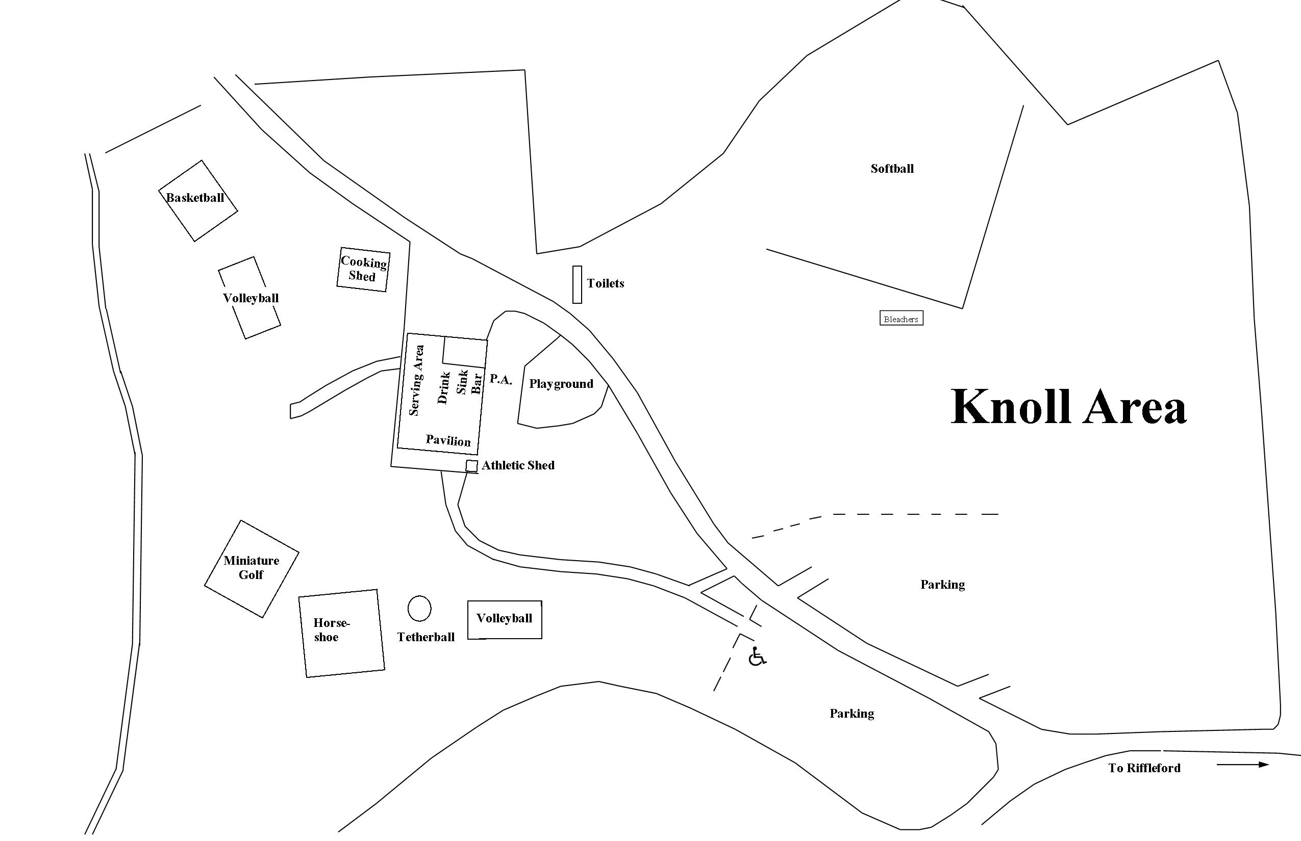 Knoll Map | Company or Corporate Event Venues | Smokey Glen Farm