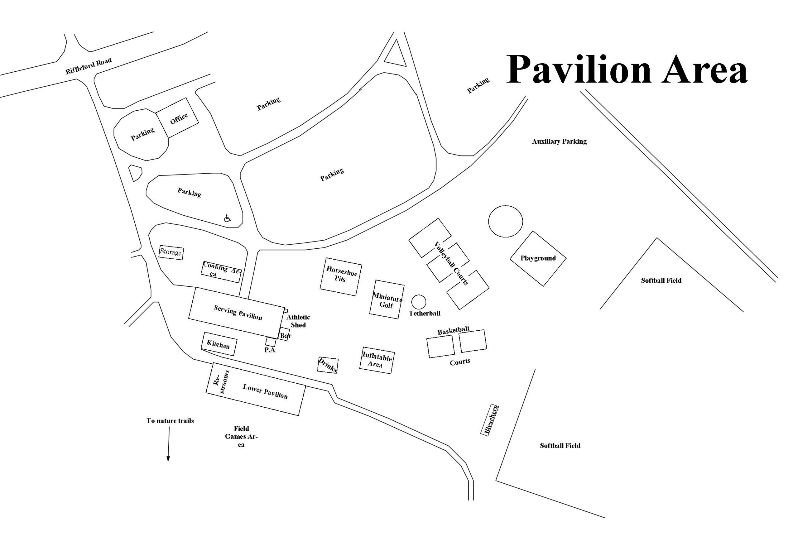 Pavilion Map | Company or Corporate Event Venues | Smokey Glen Farm